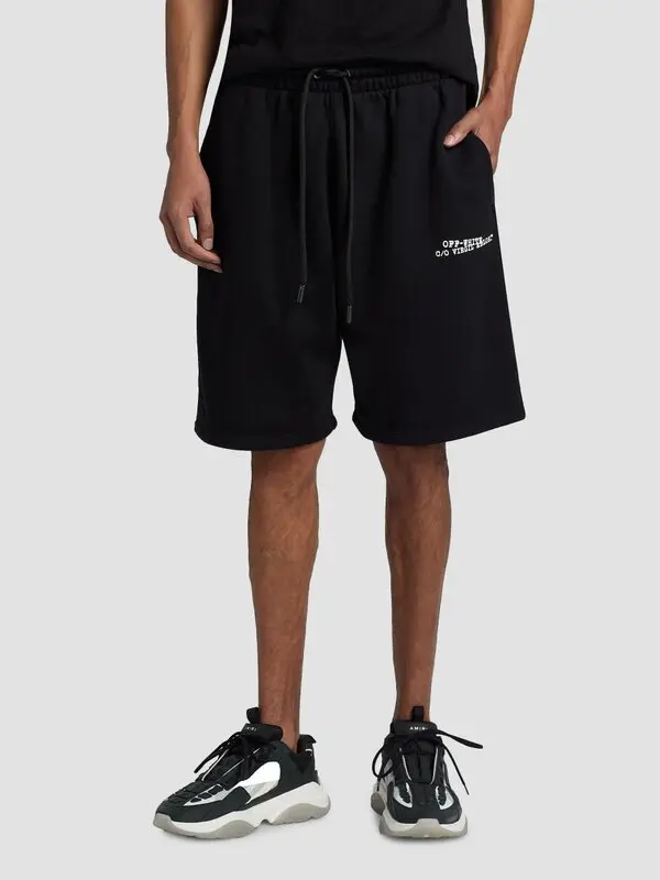 Off-White Type Diagonal Skate Sweat Shorts