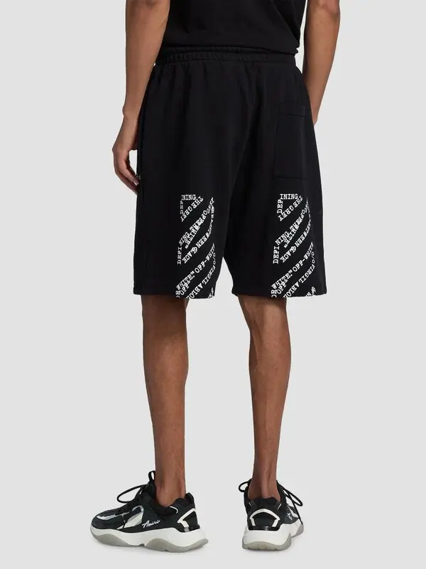 Off-White Type Diagonal Skate Sweat Shorts