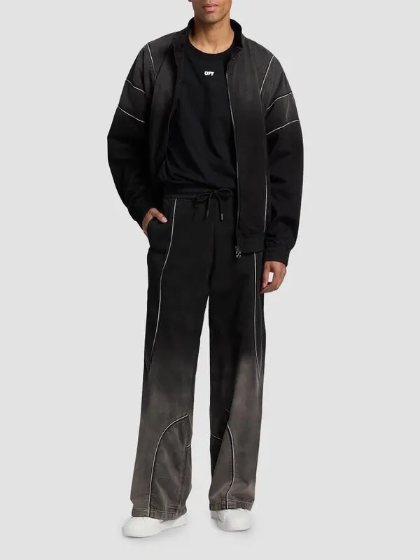 Off-White Offline Cotton Relaxed Track Pants