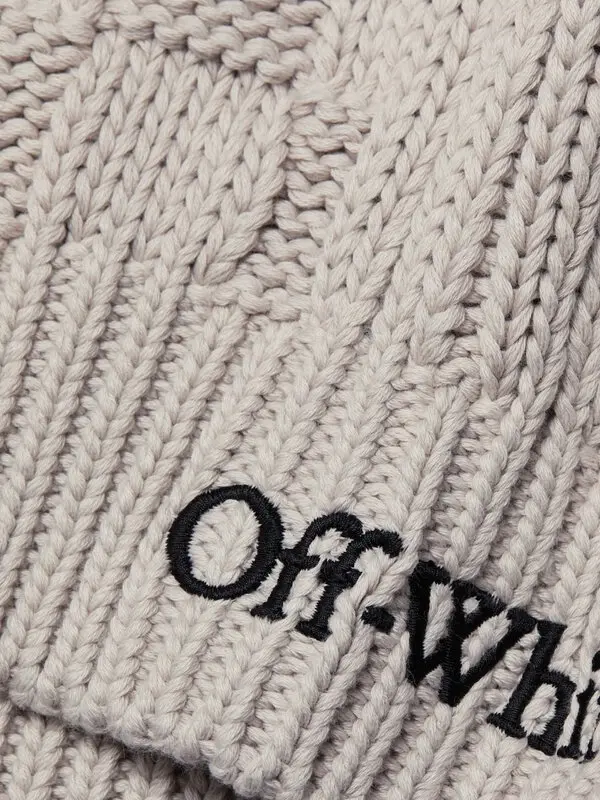 Off-White Arrow 3d Stitch-knit Crewneck Sweater