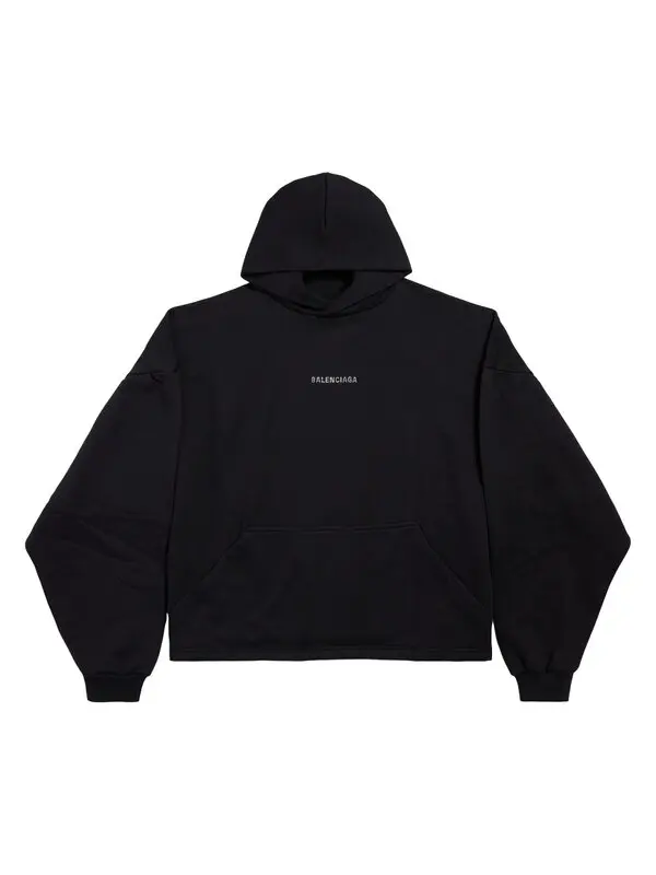 Balenciaga Back Cropped Hoodie