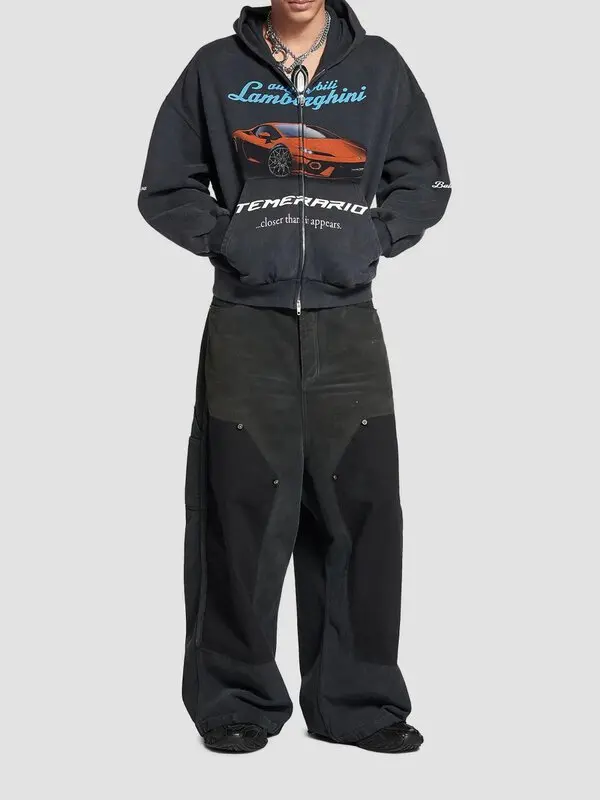 Balenciaga Ripped Off Baggy Jeans