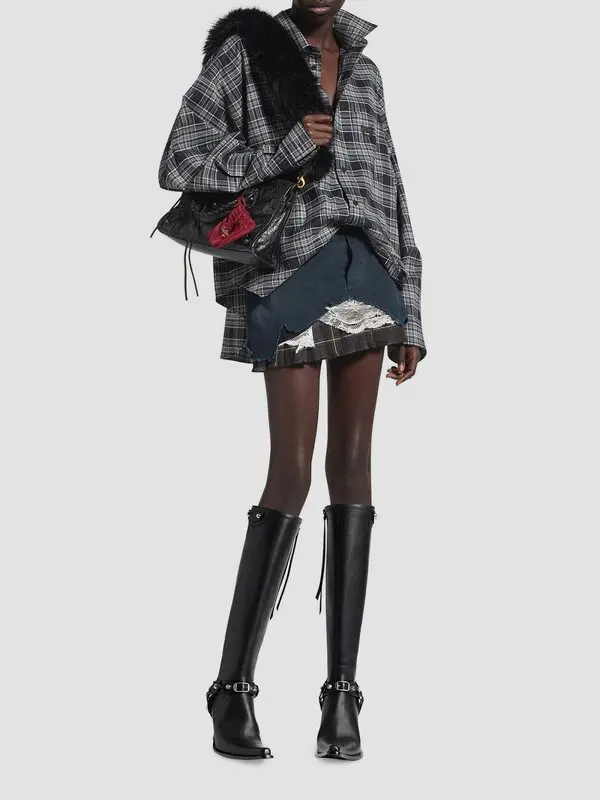 Balenciaga City Boots With Harness