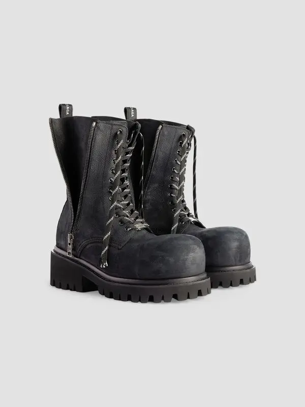 Balenciaga Stomper Zipped Booties