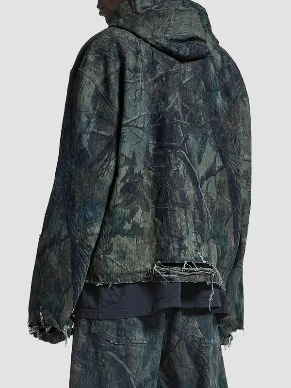 Balenciaga Hooded Workwear Jacket