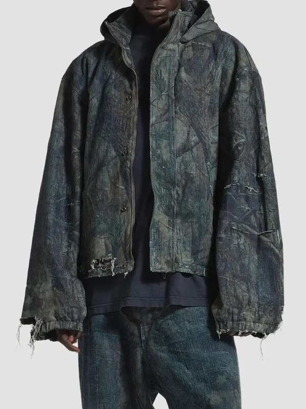 Balenciaga Hooded Workwear Jacket