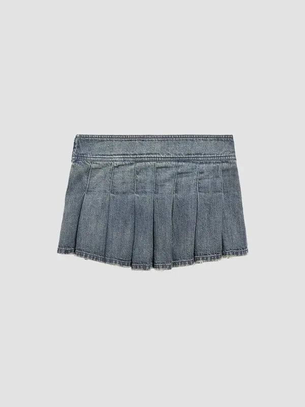 Balenciaga Buckle Pleated Skirt