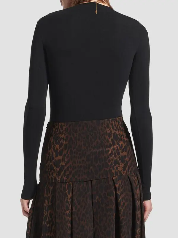 Balenciaga V-neck Body Top