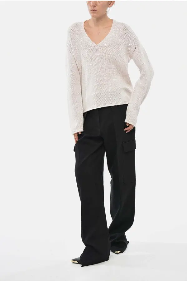 FORTE_FORTE V-neck Sweater