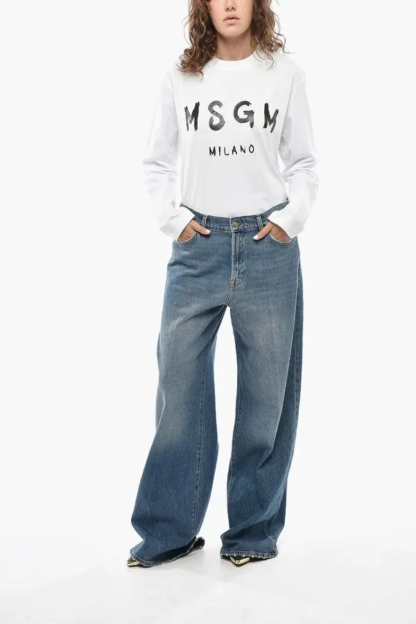 7 For All Mankind Lotta Wide-leg Jeans