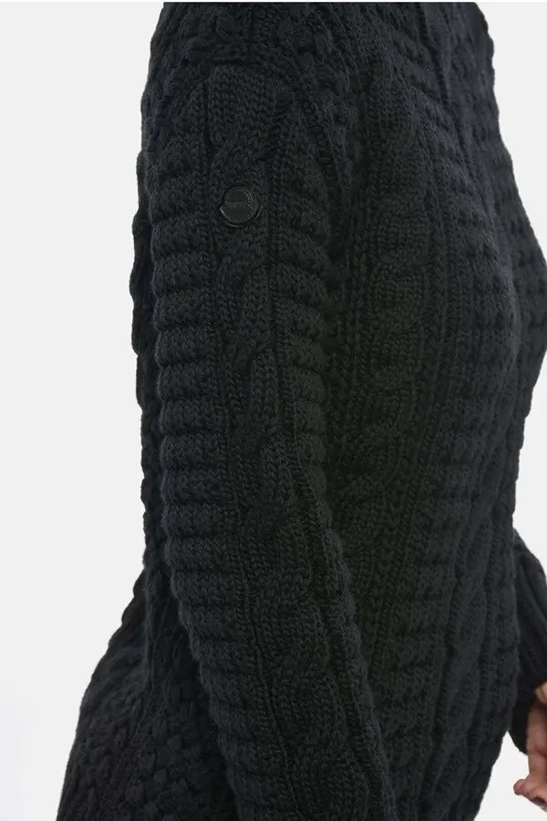 Moncler X Edward Enninful Genius 4 Cable-knit Turtleneck Sweater