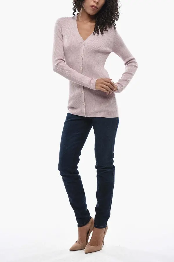 Prada Ribbed Cardigan