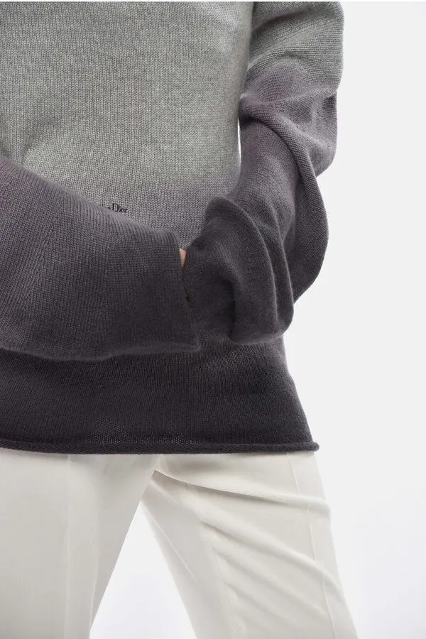 Dior Asymmetric Sweater With Degradé Effect