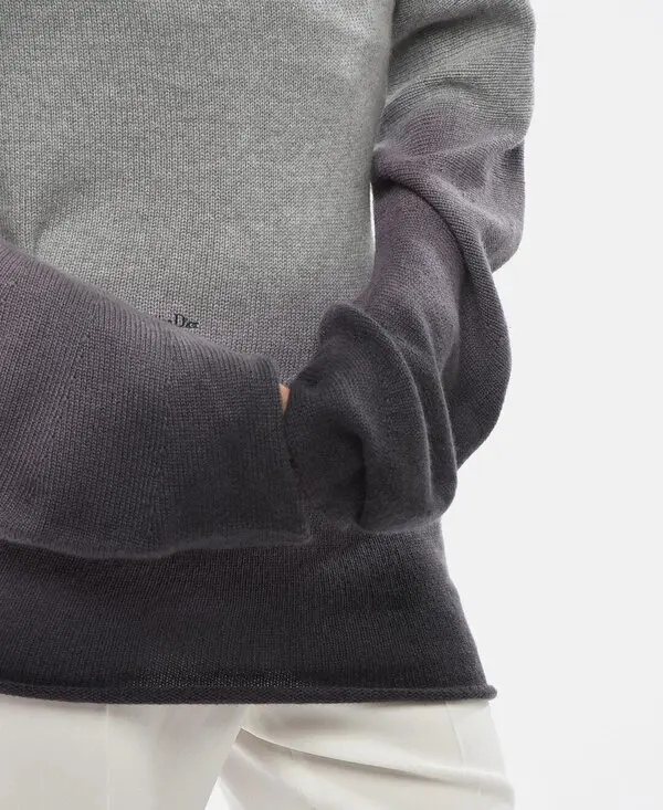 Dior Asymmetric Sweater With Degradé Effect