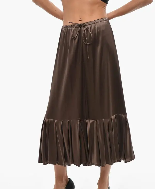 Dries Van Noten Flared Skirt With Ruffles