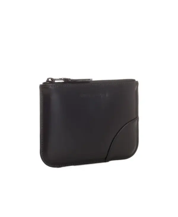Comme Des Garçons Zip-fastening Curved Coin Purse