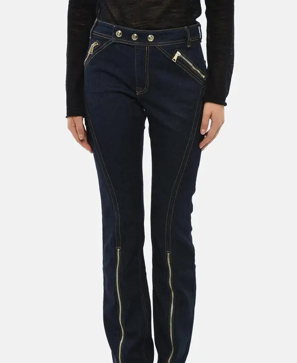 Versace Zip-detailed Jeans