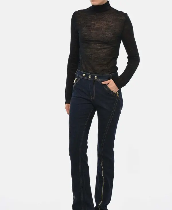 Versace Zip-detailed Jeans
