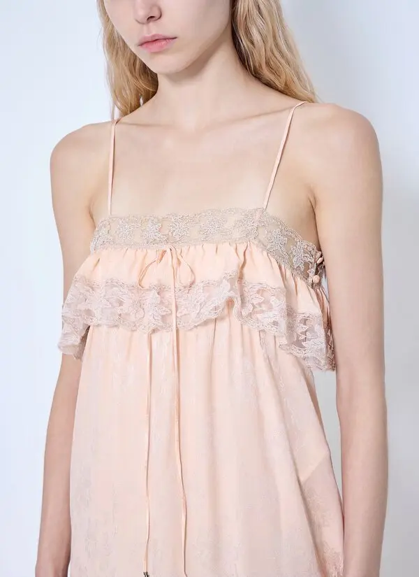 Chloé Thin-strap Long Dress