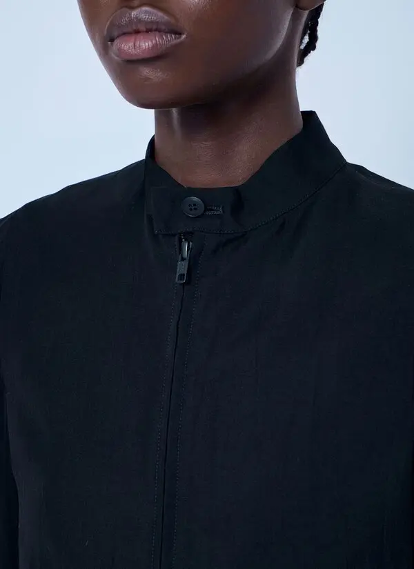 LIMI FEU Gusseted Stand Collar Blouson
