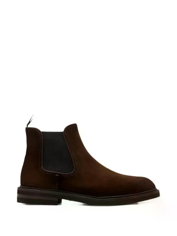 Magnanni Suede Chelsea Boots - Brown