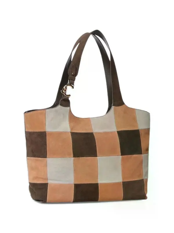 COCCINELLE Patchwork Shoulder Bag - Brown