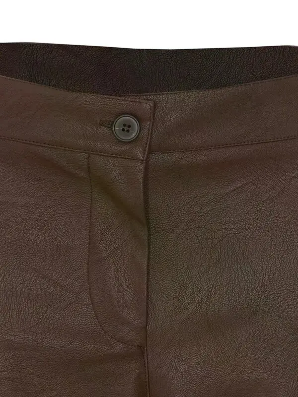 RUE DU BAC Faux-leather Trousers