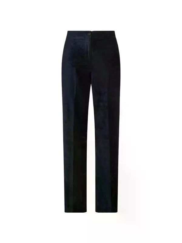 Seventy Crushed-velvet Straight-leg Trousers