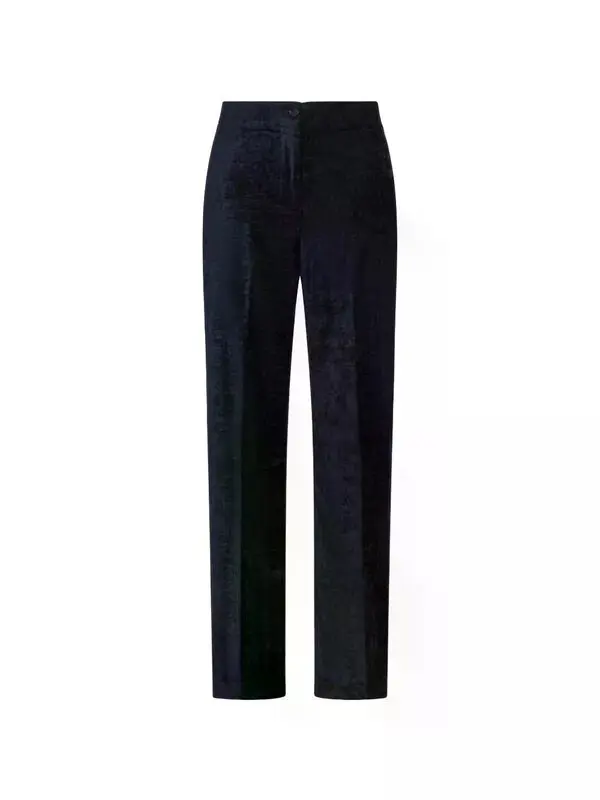 Seventy Crushed-velvet Straight-leg Trousers