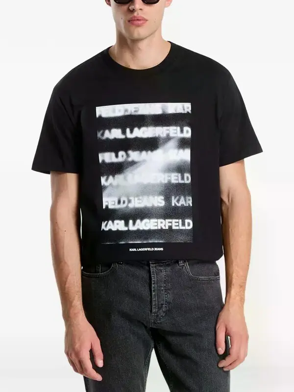 Karl Lagerfeld Logo-print T-shirt - Black