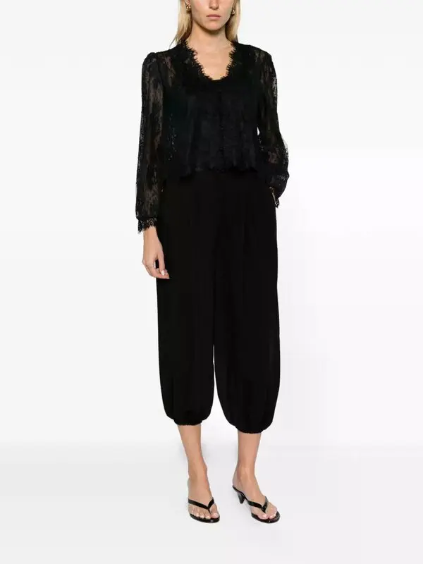 DÔEN Amaline Lace-trimmed Top