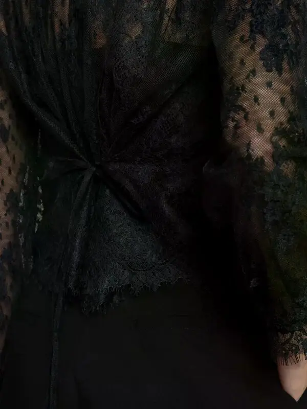 DÔEN Amaline Lace-trimmed Top