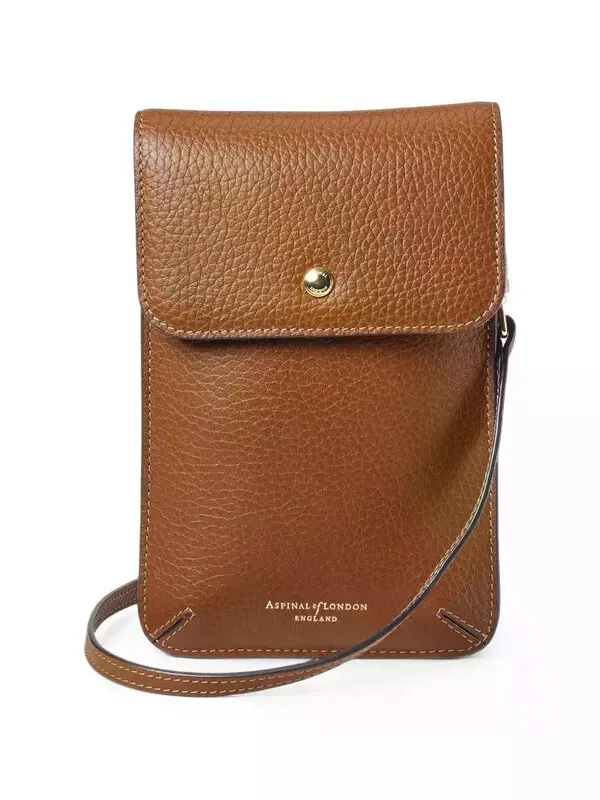 ASPINAL OF LONDON Duo Pebble-embossed Crossbody Phone Bag