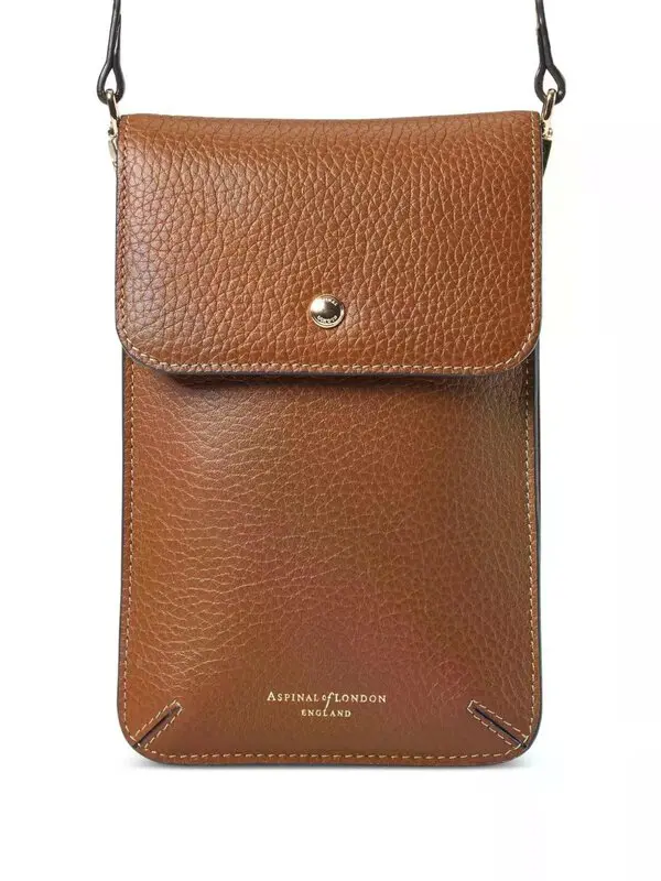 ASPINAL OF LONDON Duo Pebble-embossed Crossbody Phone Bag