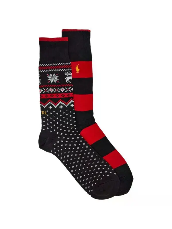 Polo Ralph Lauren Polo Pony Fair Isle Socks