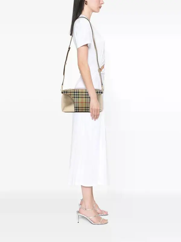 Burberry 2000-2017 Small Horseferry Check Coated Canvas Chichester Crossbody Bag