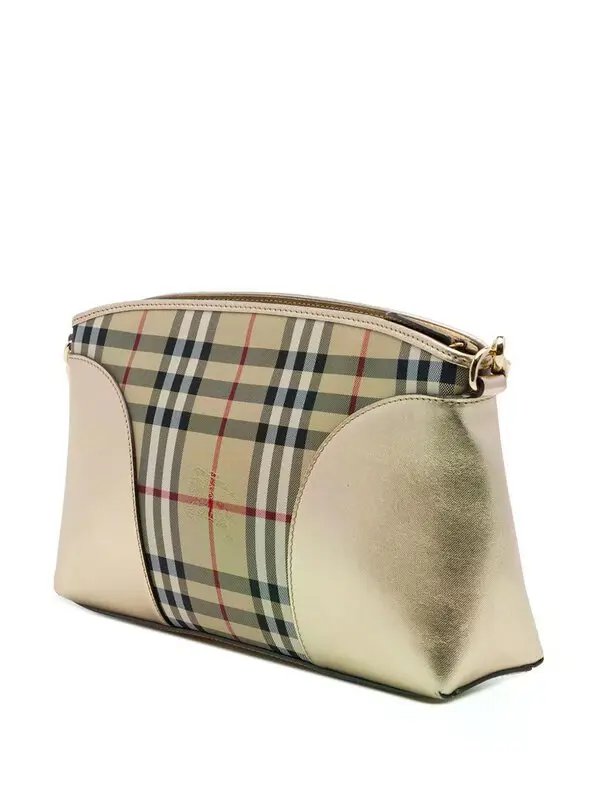 Burberry 2000-2017 Small Horseferry Check Coated Canvas Chichester Crossbody Bag