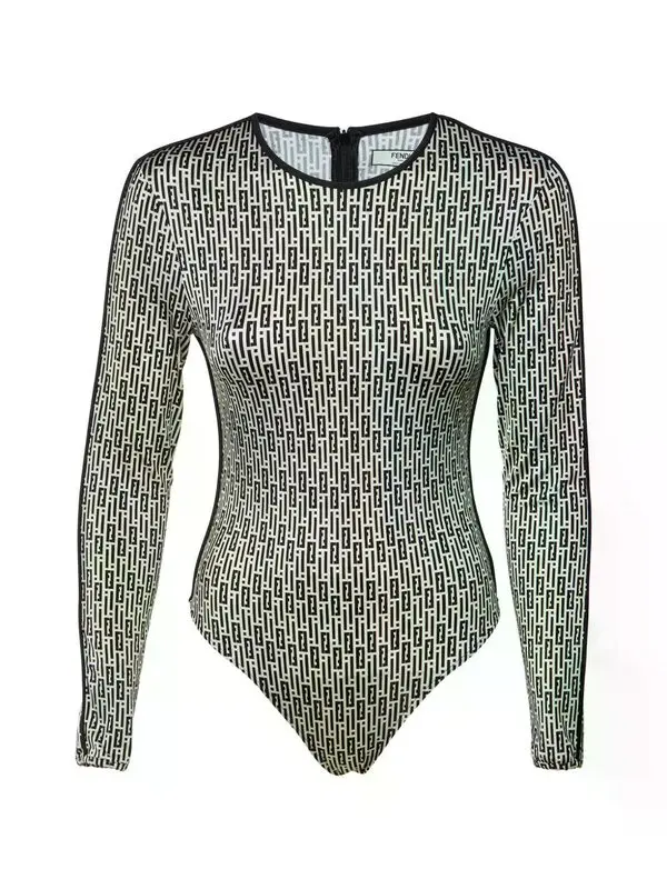Fendi Ff-print Bodysuit