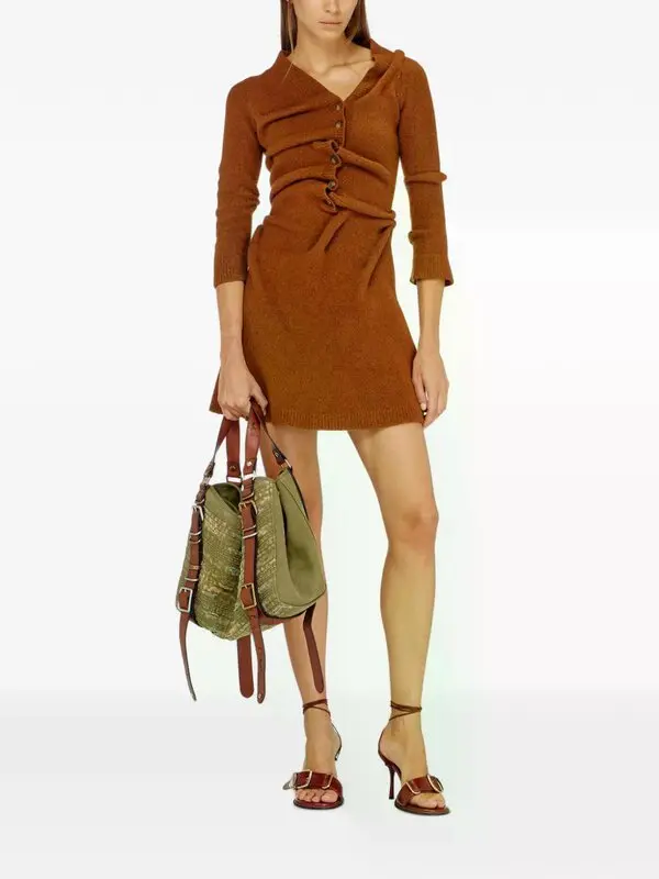 DIESEL® Ruched-detail Button-up Dress