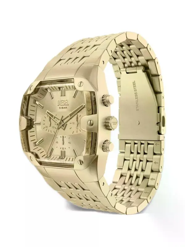 DIESEL® Spiked Cushion -tone Stainless Steel Watch