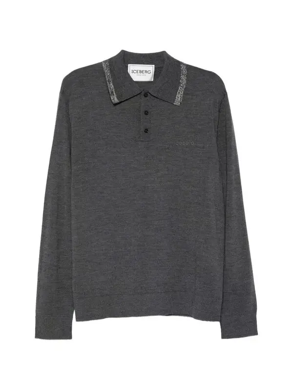 Iceberg Logo-embroidered Polo Shirt