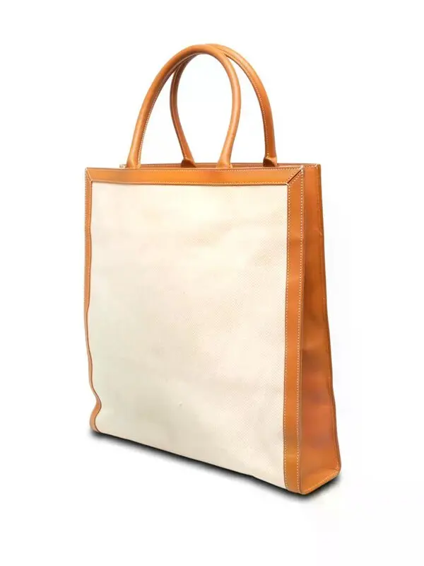 Celine 2019 Large Canvas Vertical Cabas Tote Bag