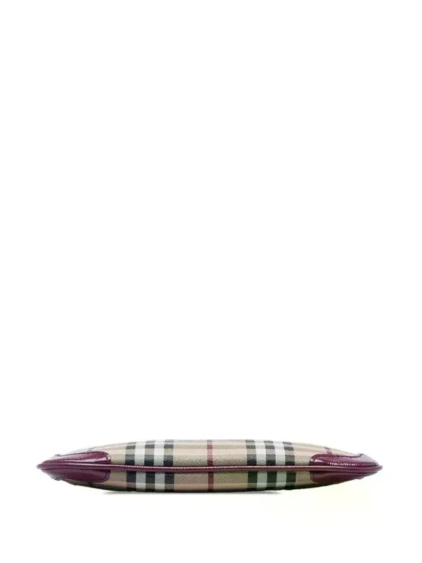 Burberry 2000-2017 Haymarket Check Coated Canvas Peyton Crossbody Bag