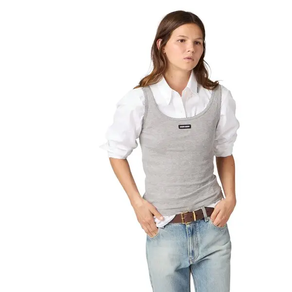 Miu Miu Ribbed Top