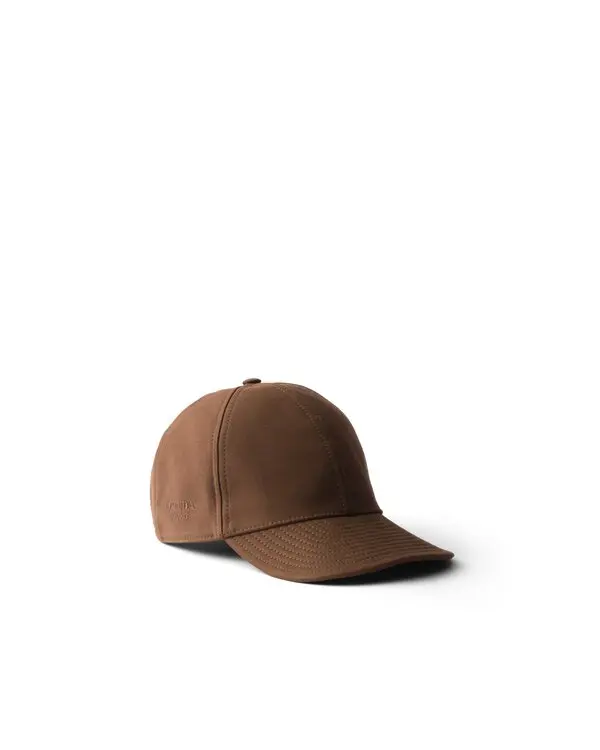Prada Old Cotton Satin Baseball Cap