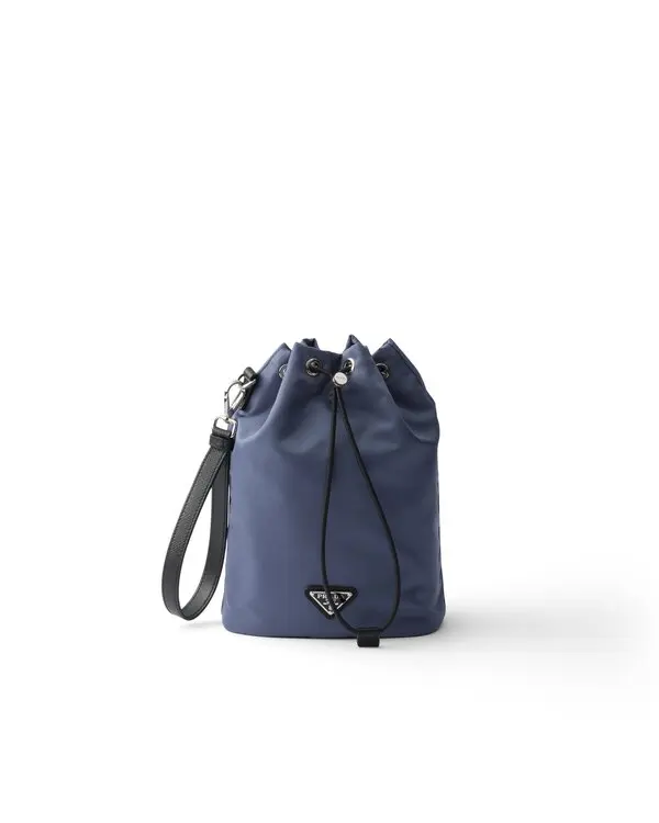 Prada Re-nylon And Saffiano Leather Pouch