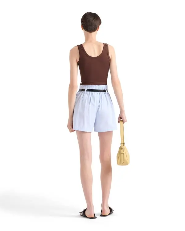 Prada Ribbed Knit Tank Top