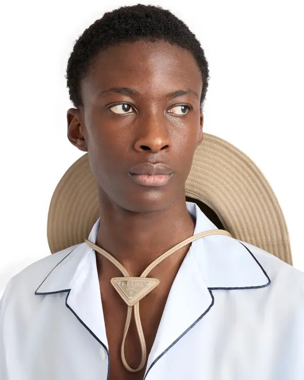 Prada Wide-brimmed Drill Hat