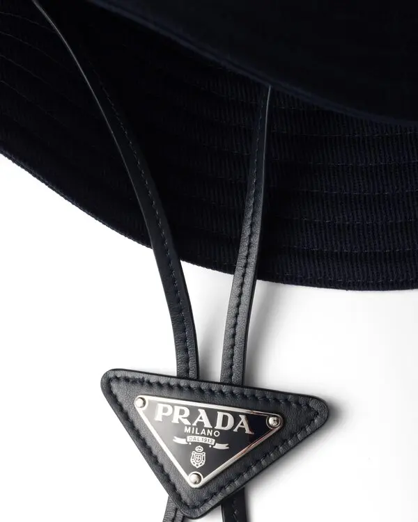 Prada Wide-brimmed Drill Hat