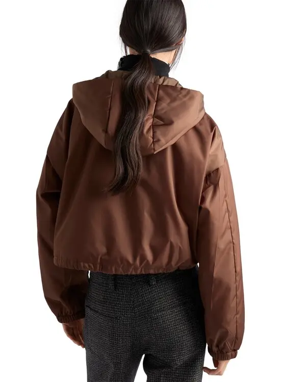 Prada Re-nylon Hooded Blouson Jacket